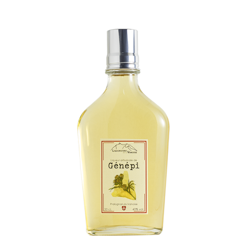 Flasque Génépi 40° - Liquoristerie de la Vanoise